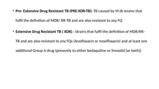 Recent Advances in Treatment of Drug Resistance Tuberculosis.pptx