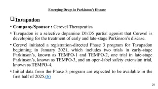 Recent advances in treatment of parkinson's disease.pptx