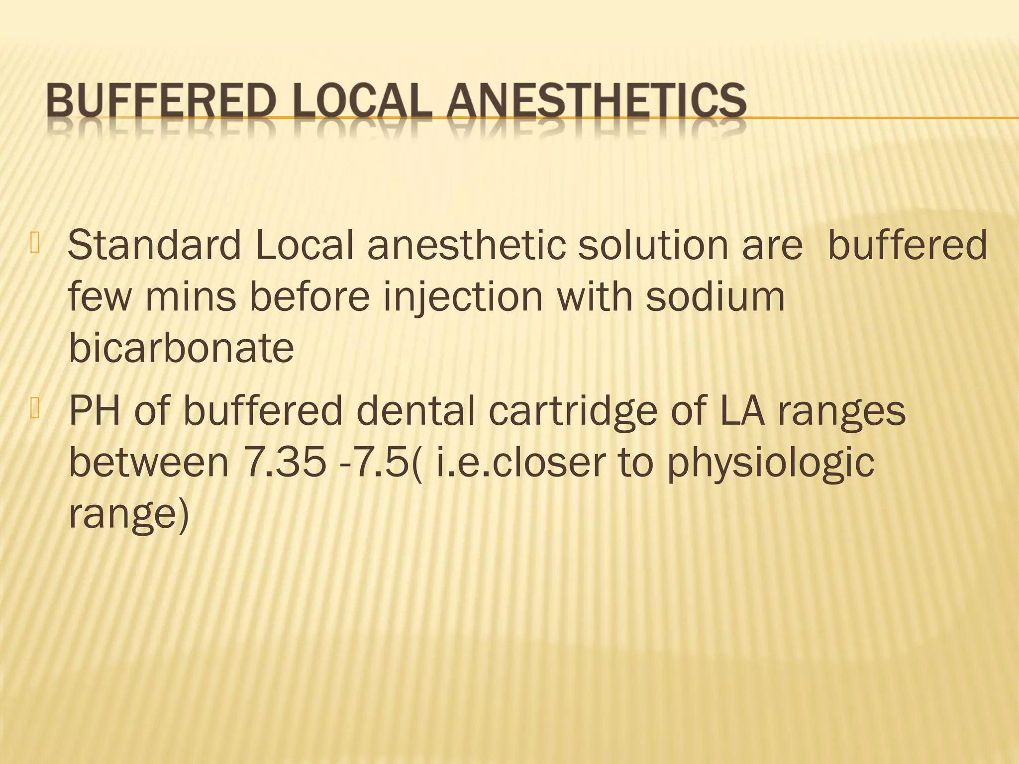 Recent Advances in local Anaesthesia in dentistry | PPT