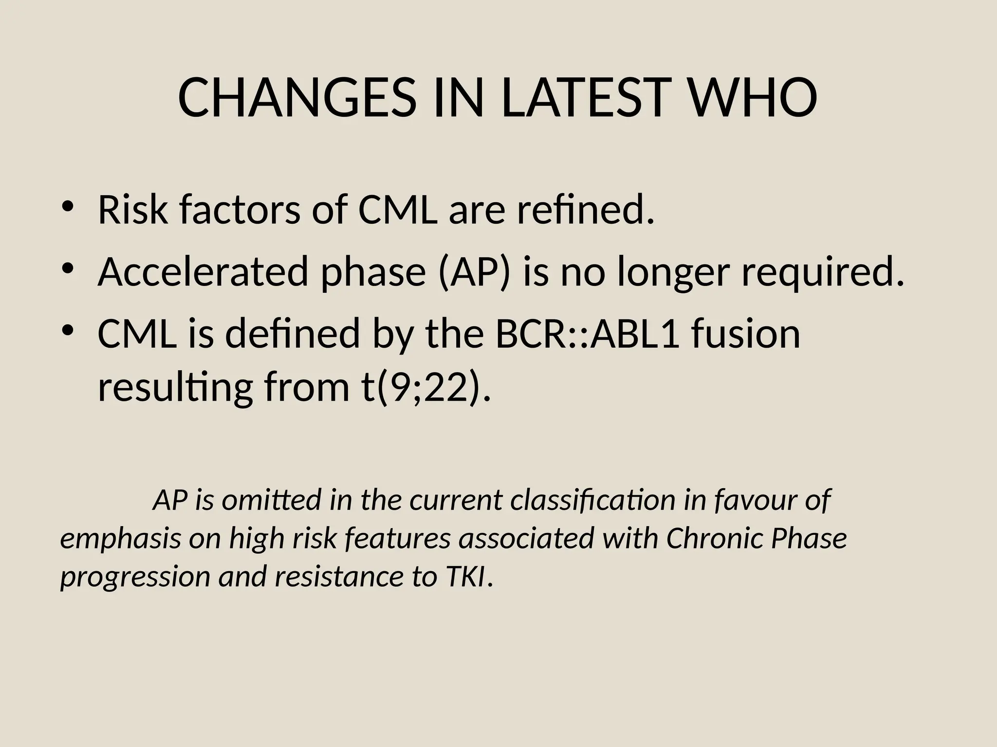 WHO MYELOID NEOPLASM RECENT ADVANCES AND UPDATES.pptx