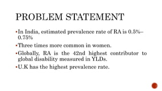 Recent advances rheumatoid arthritis | PPTX