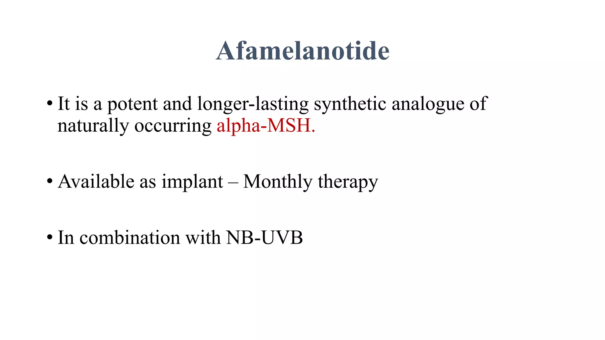 Recent advances in the treatment of dermatological disease | PPTX
