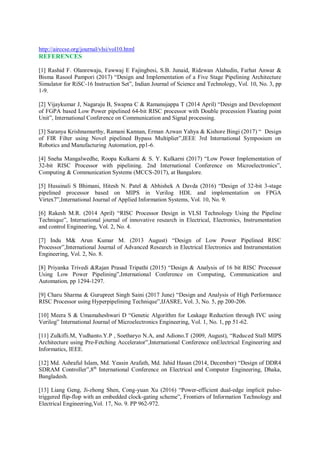 Recent articles published in VLSI design & Communication Systems | PDF