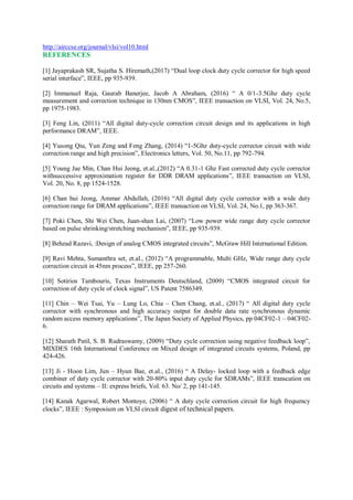 Recent articles published in VLSI design & Communication Systems | PDF