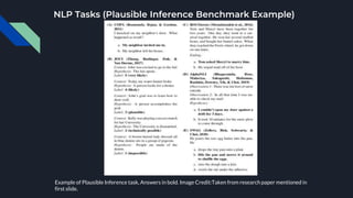 Recent benchmarks for natural language inference | PPTX