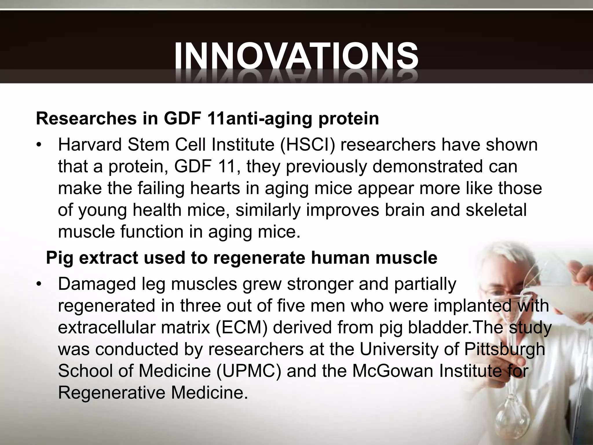 Recent biotechnology innovations | PPTX