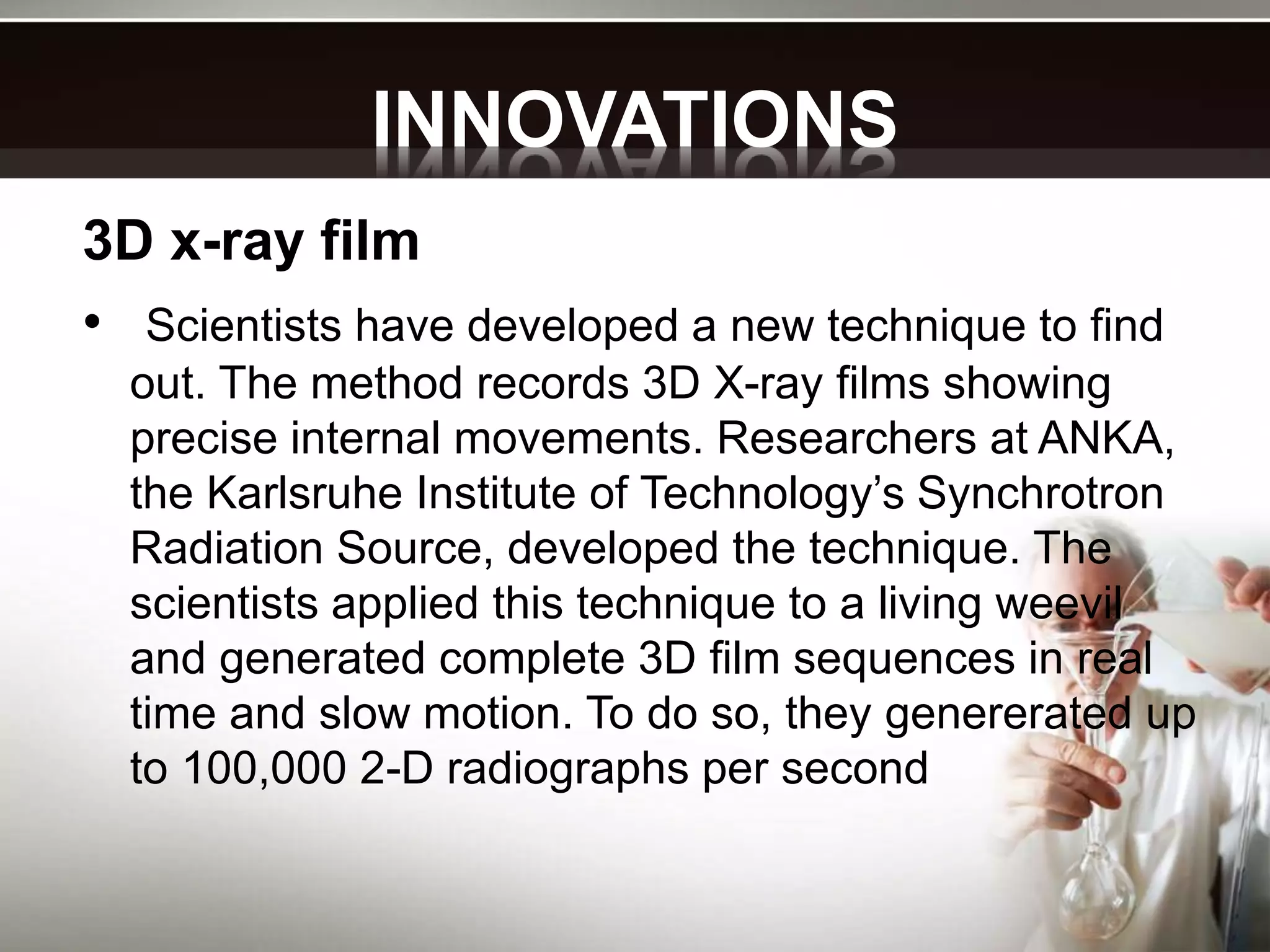 Recent biotechnology innovations | PPTX