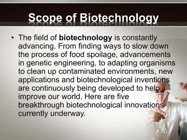 Recent biotechnology innovations | PPTX