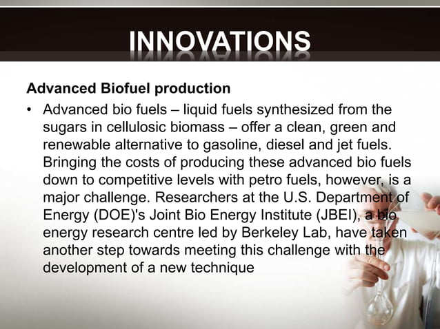 Recent biotechnology innovations | PPTX