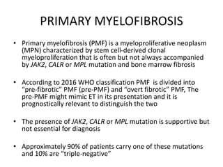 Recent changes in 2016 who classification of myeloid neoplasm | PPTX