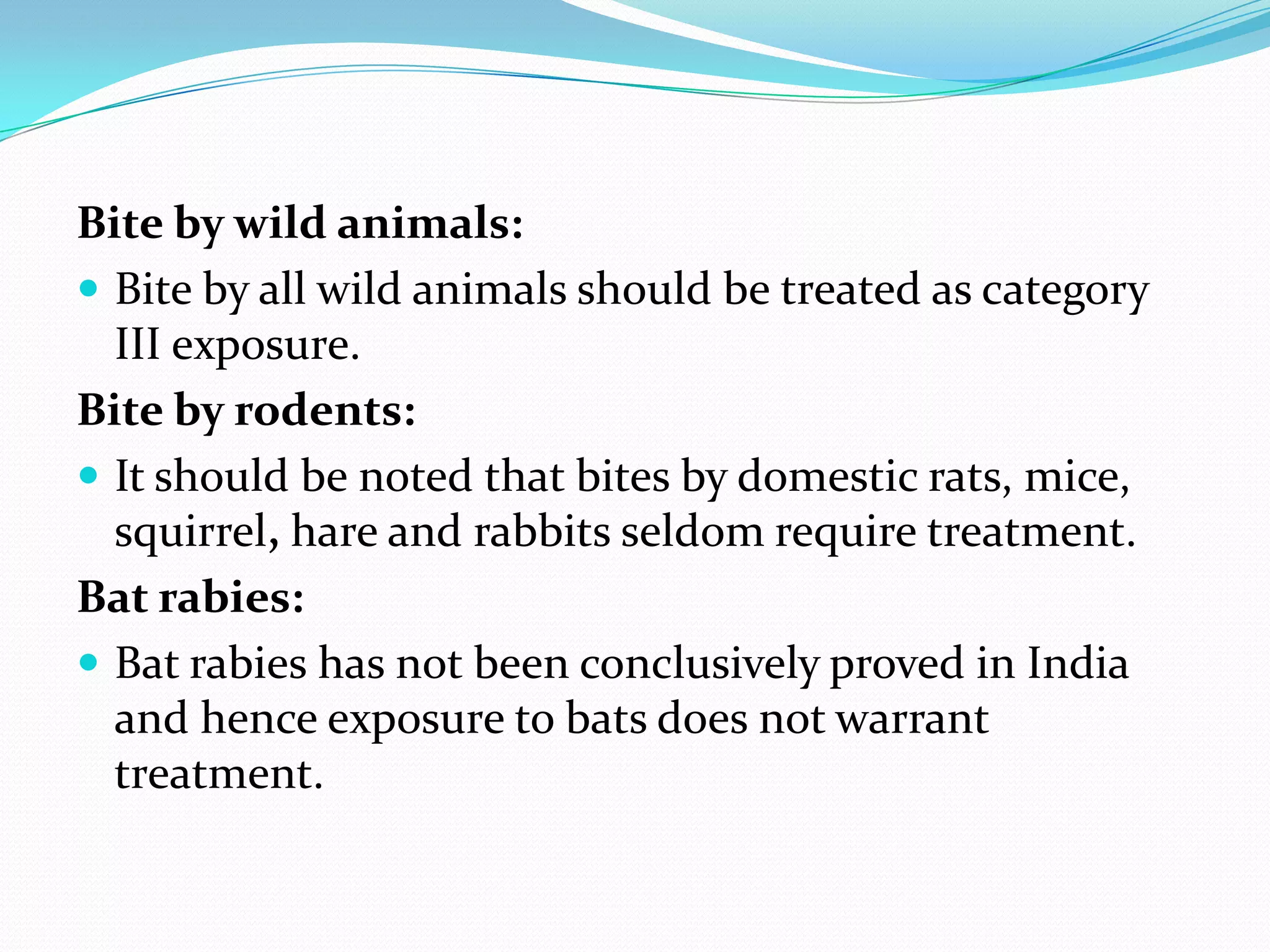 National Guidelines for Rabies Prophylaxis in India | PPTX