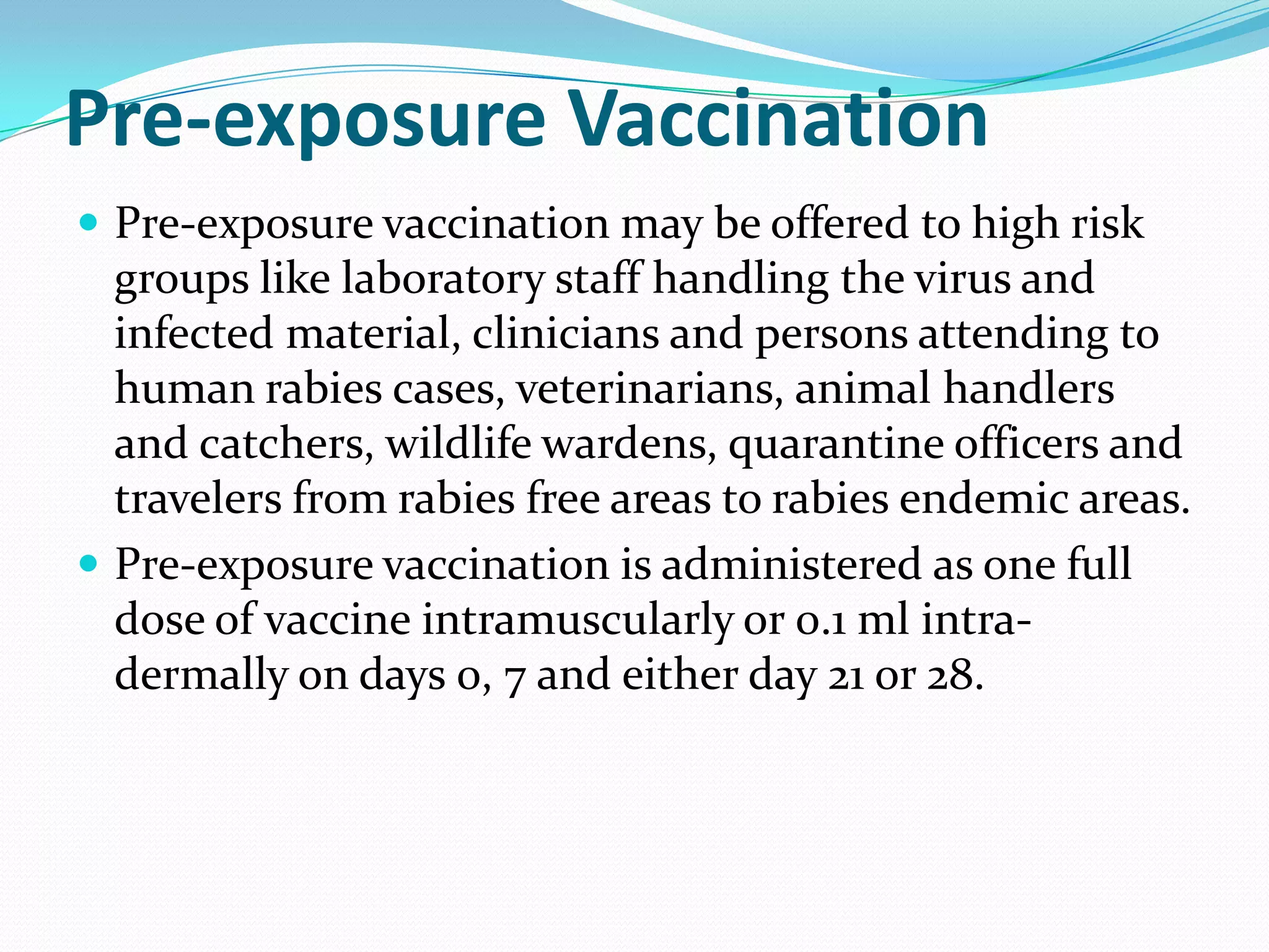 National Guidelines for Rabies Prophylaxis in India | PPTX