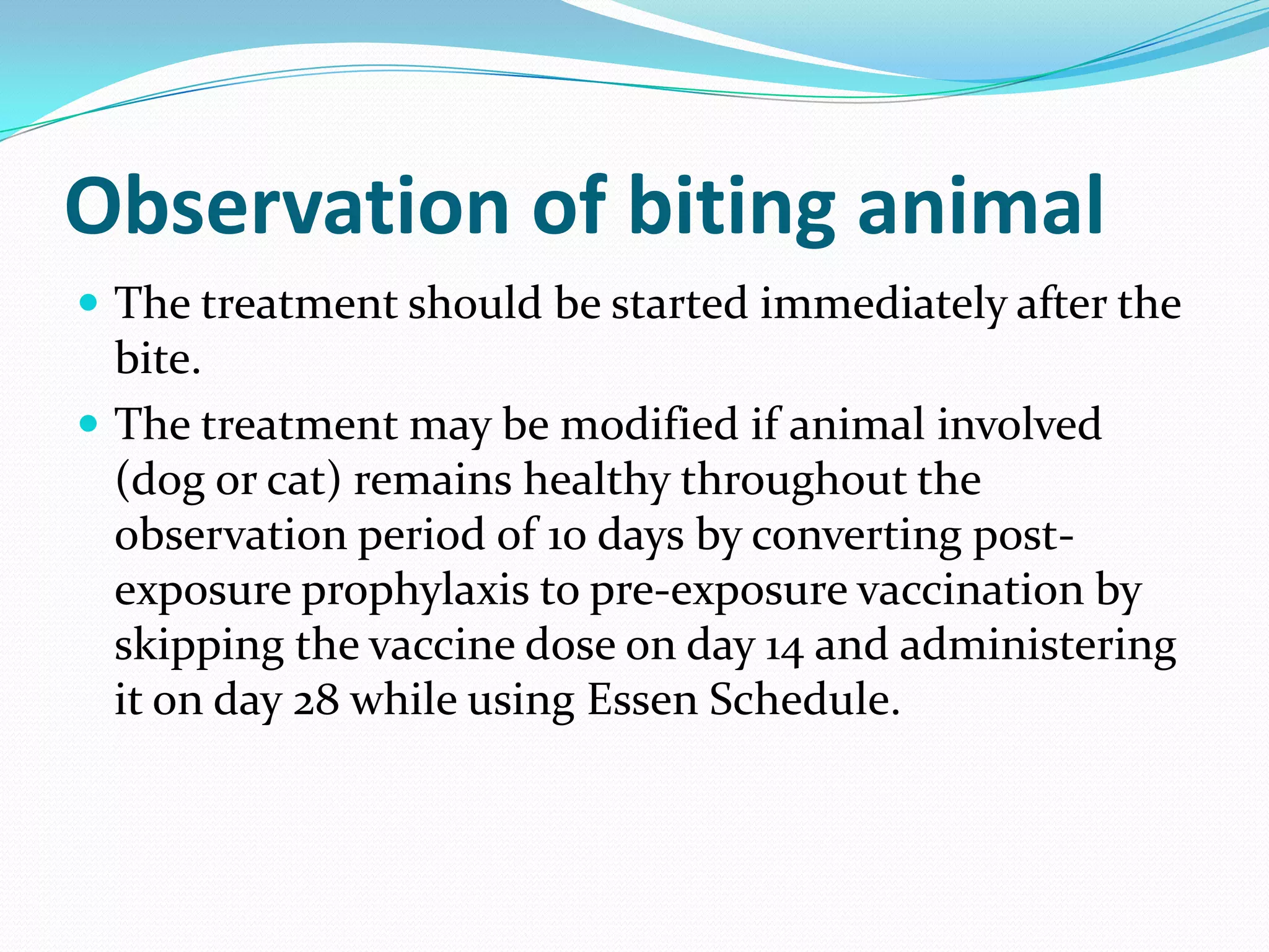 National Guidelines for Rabies Prophylaxis in India | PPTX