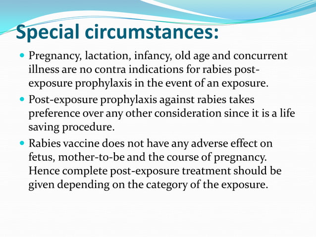 National Guidelines for Rabies Prophylaxis in India | PPTX