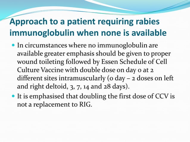 National Guidelines for Rabies Prophylaxis in India | PPTX