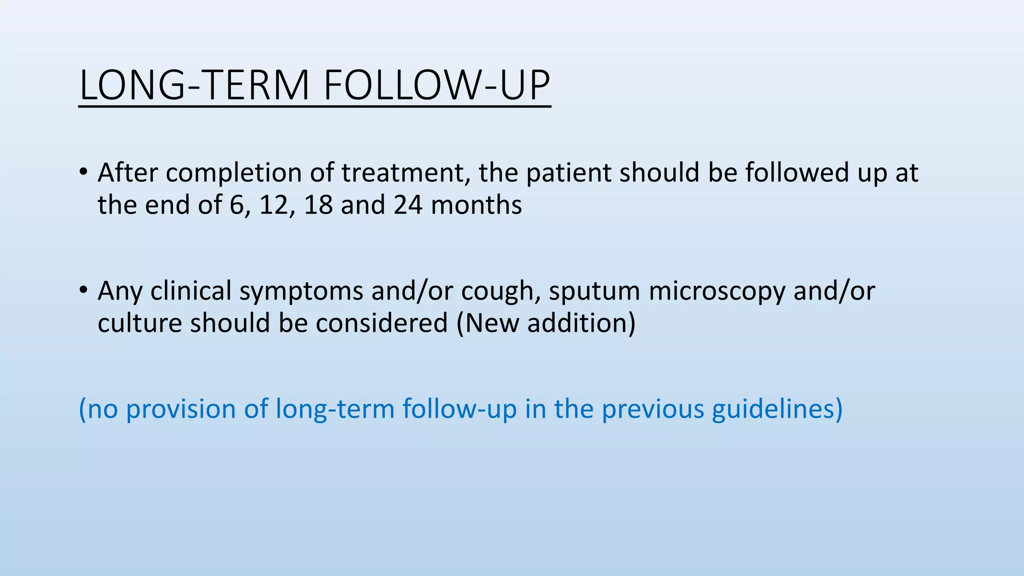 Recent changes in RNTCP Guidelines | PPTX