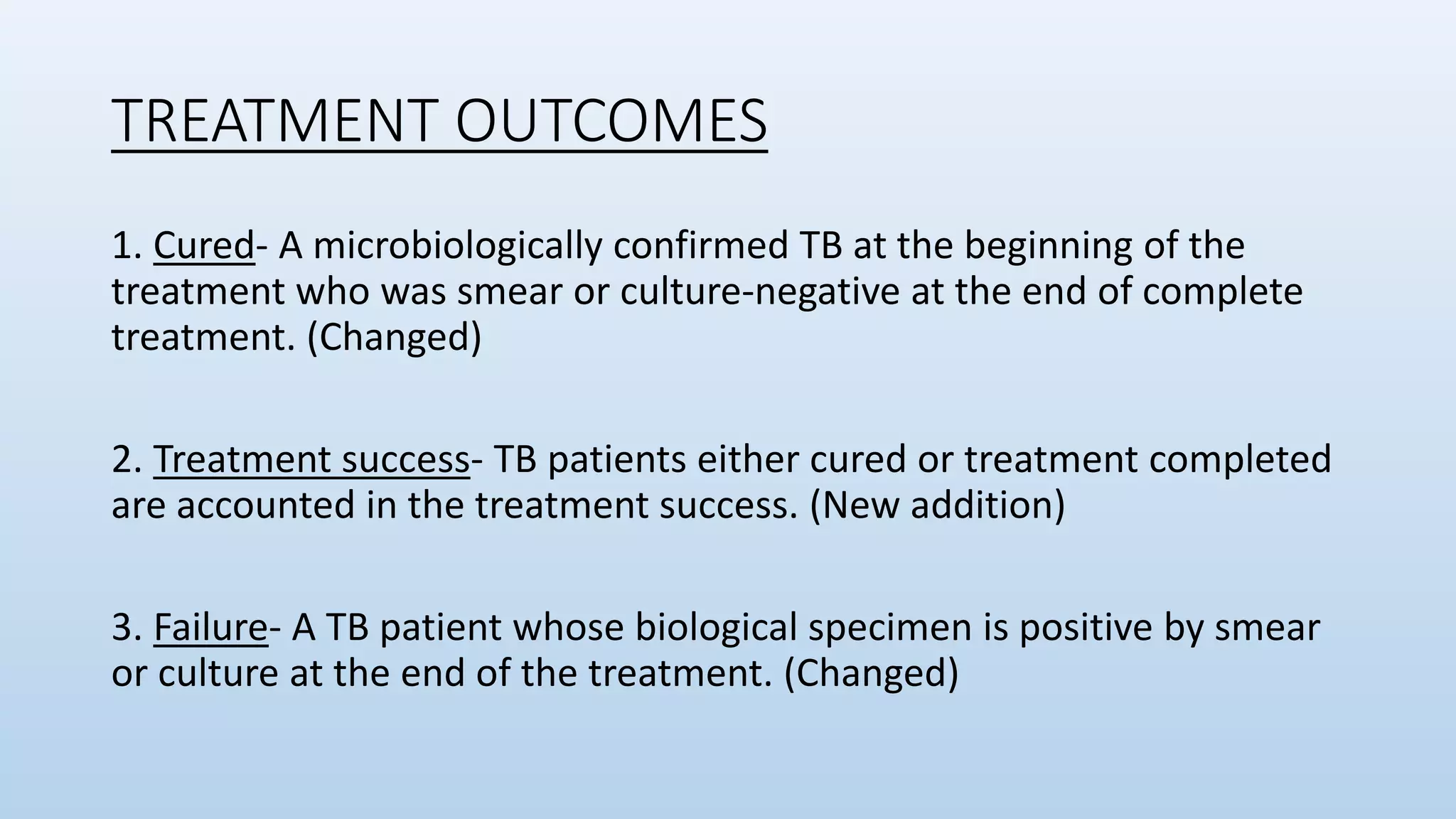 Recent changes in RNTCP Guidelines | PPTX