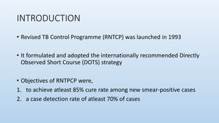 Recent changes in RNTCP Guidelines | PPTX