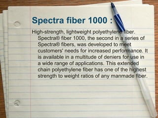 Recent development of man made fiber. | PPT