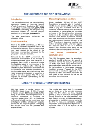 Recent Developments In The IBC Regime | PDF