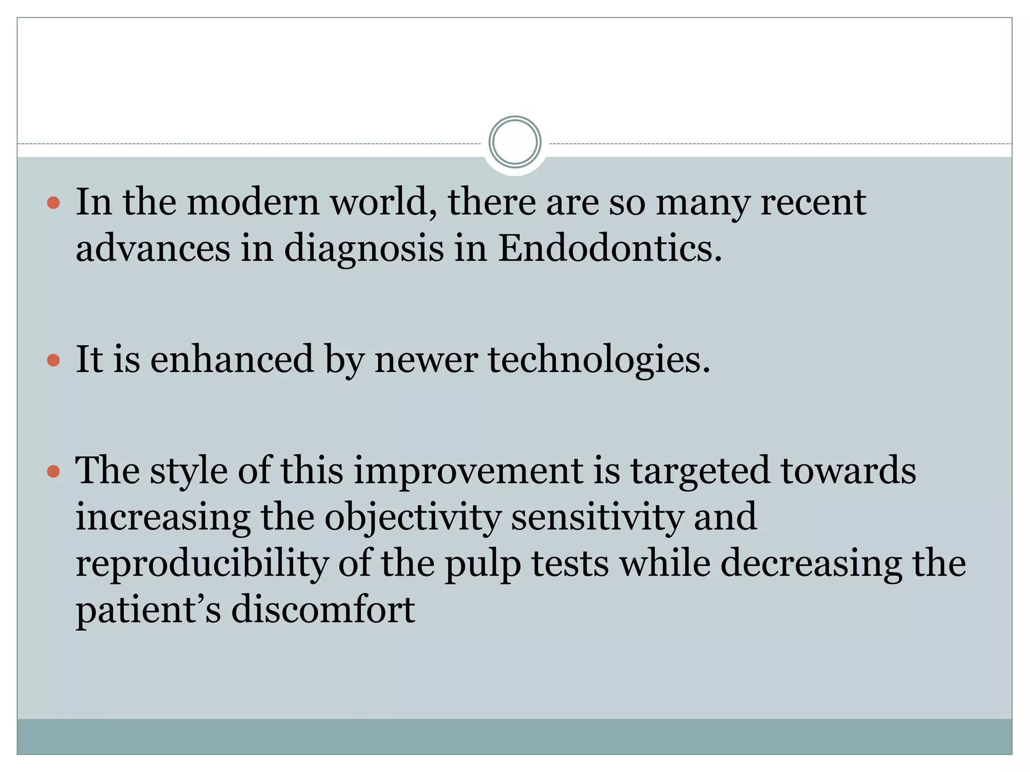 Recent diagnostic aids in endodontics | PPTX