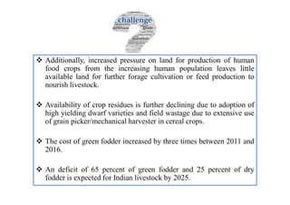 Recent enovations in fodder production...muneendra kumar | PDF