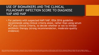 Recent evidence and guidelines in the management of nosocomial ...