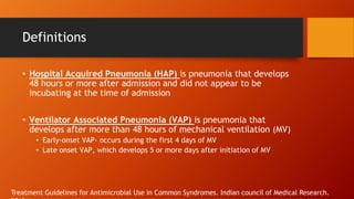 Recent evidence and guidelines in the management of nosocomial ...