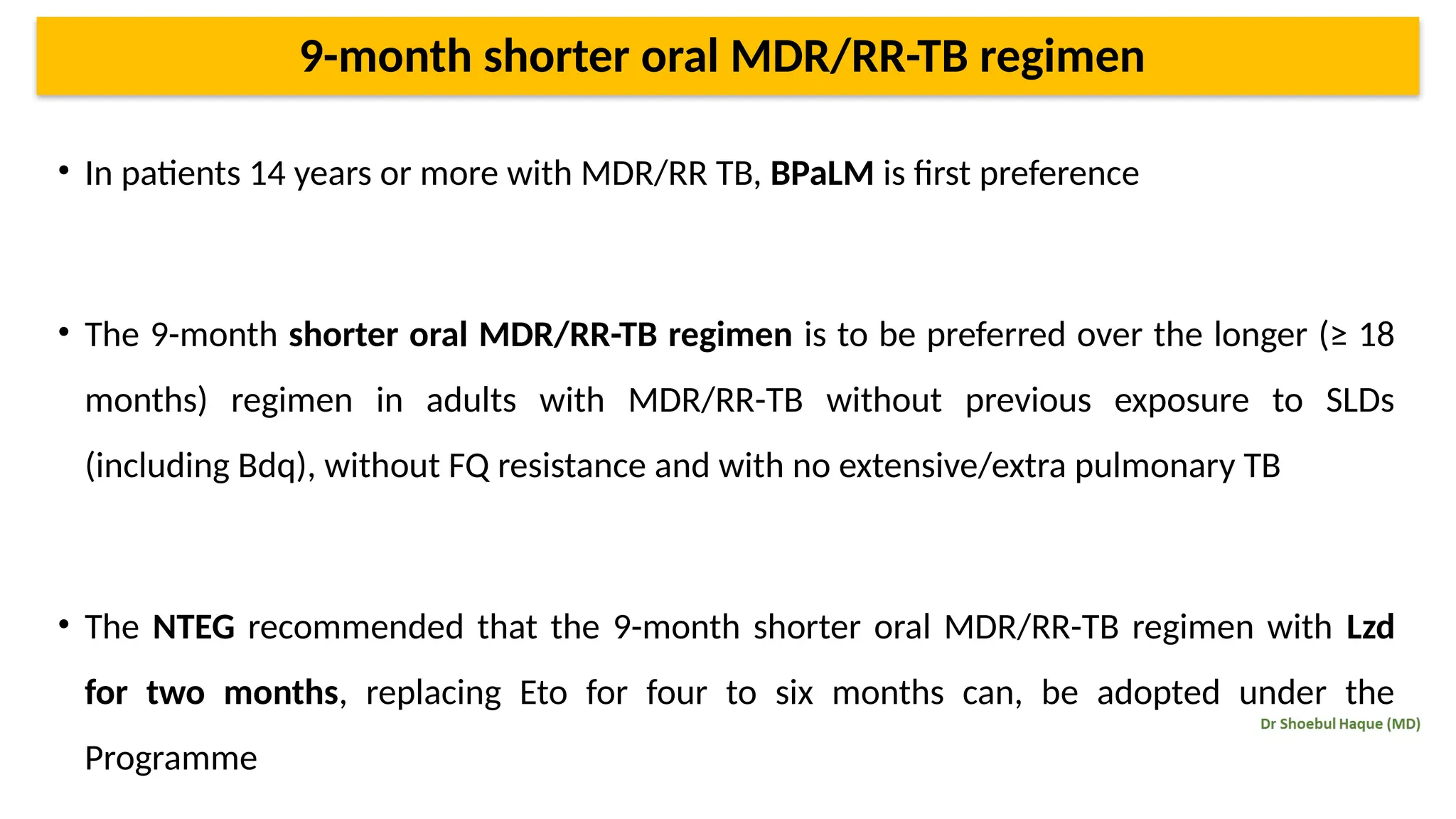 Recent Guidelines DRTB 2022-24 update in India. | PPTX