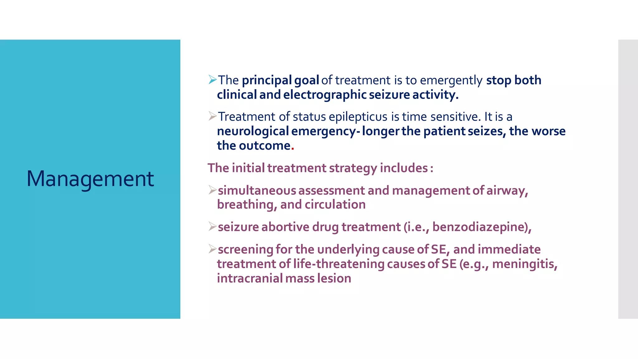 Recent guidelines for management of status epilepticus | PDF