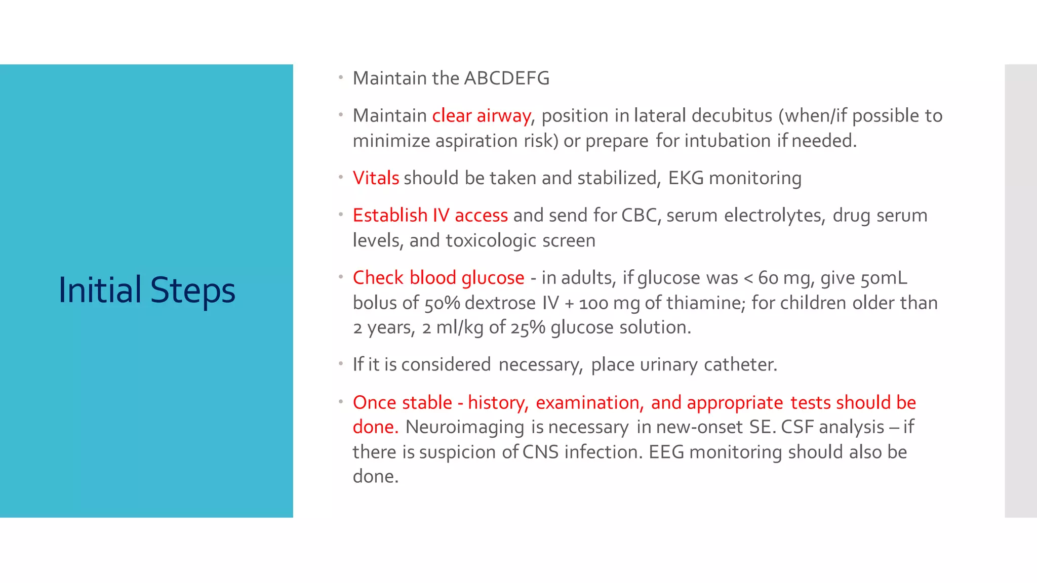 Recent guidelines for management of status epilepticus | PDF