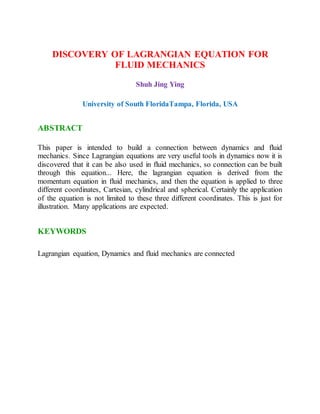 Recent rending-Mechanical Engineering: An International Journal (MEIJ) | DOCX