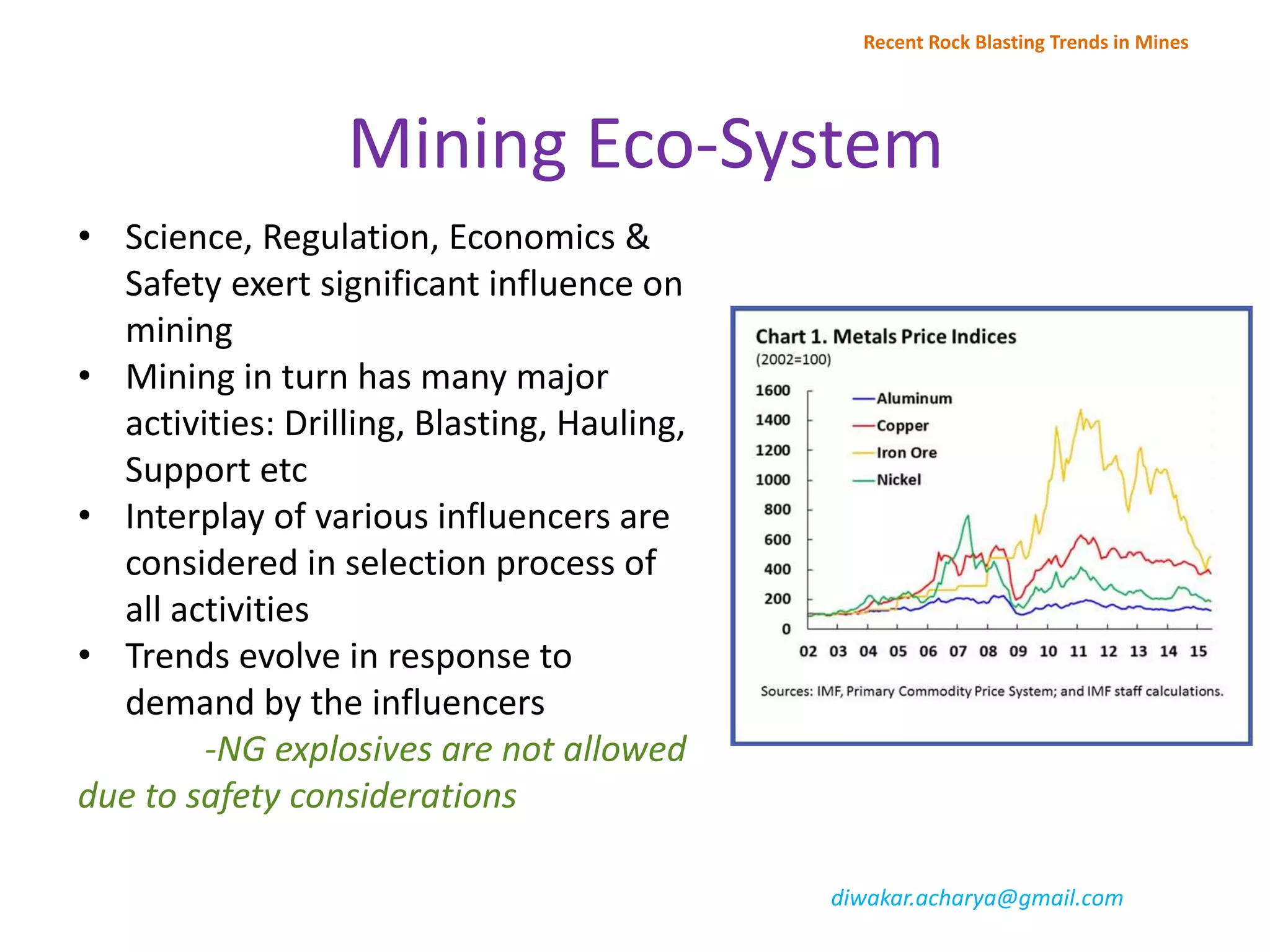 Evolution of Explosives in Mining | PPTX