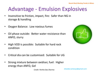 Evolution of Explosives in Mining | PPT