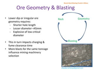 Evolution of Explosives in Mining | PPTX