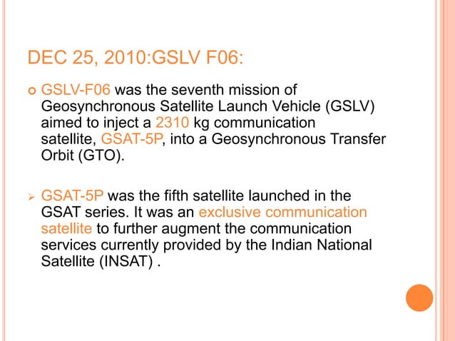Recent space achievements of india | PPTX | Space and Astronomy | Science