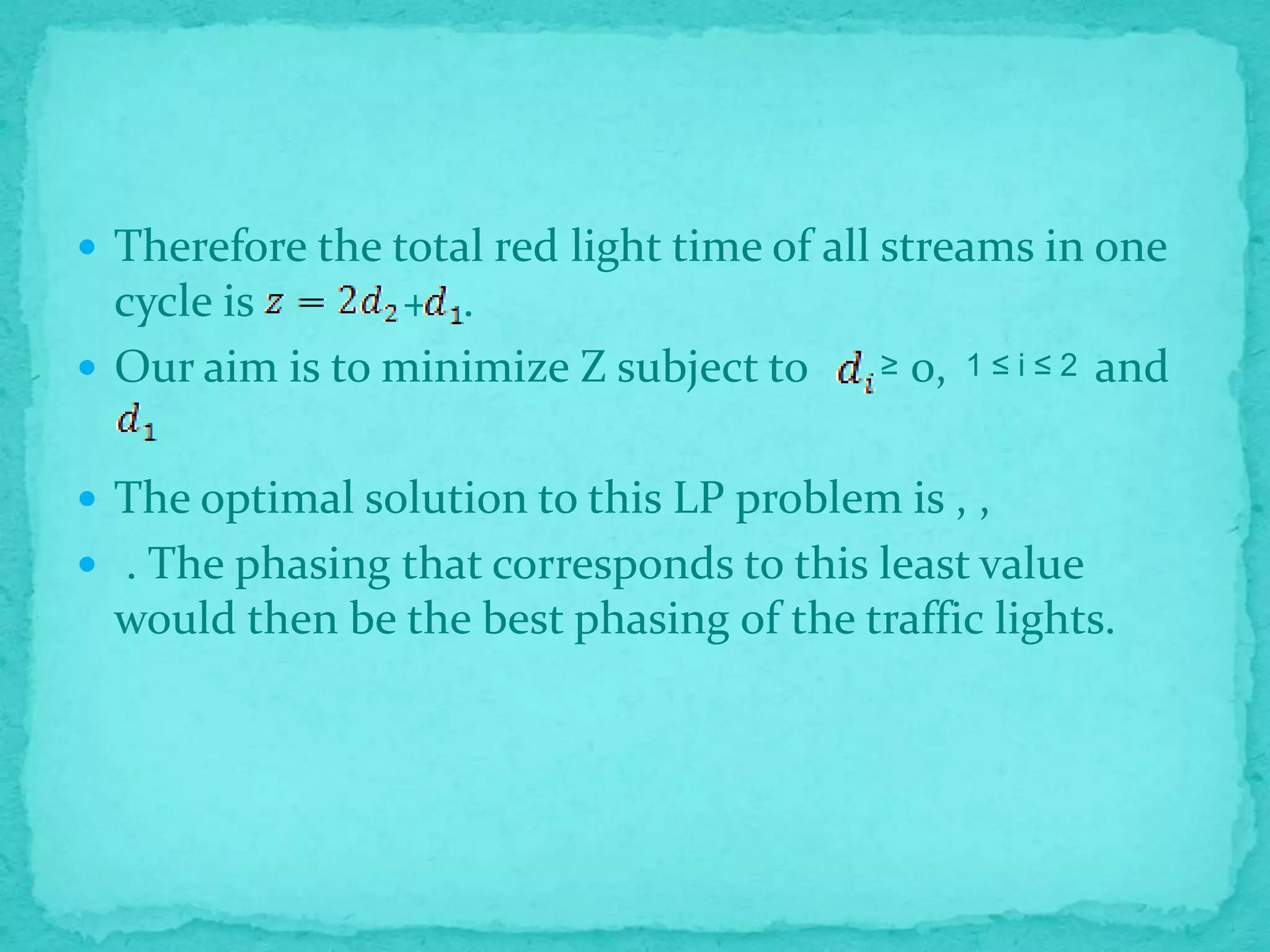 Application of graph theory in Traffic Management | PPT