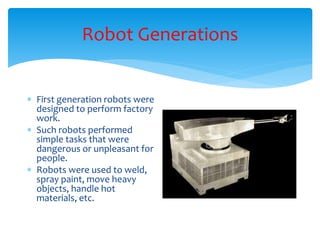 Recent treands in robotics & automation in construction | PPTX