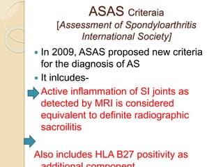 Recent Trend in the management of Ankylosing Spondylitis.pptx