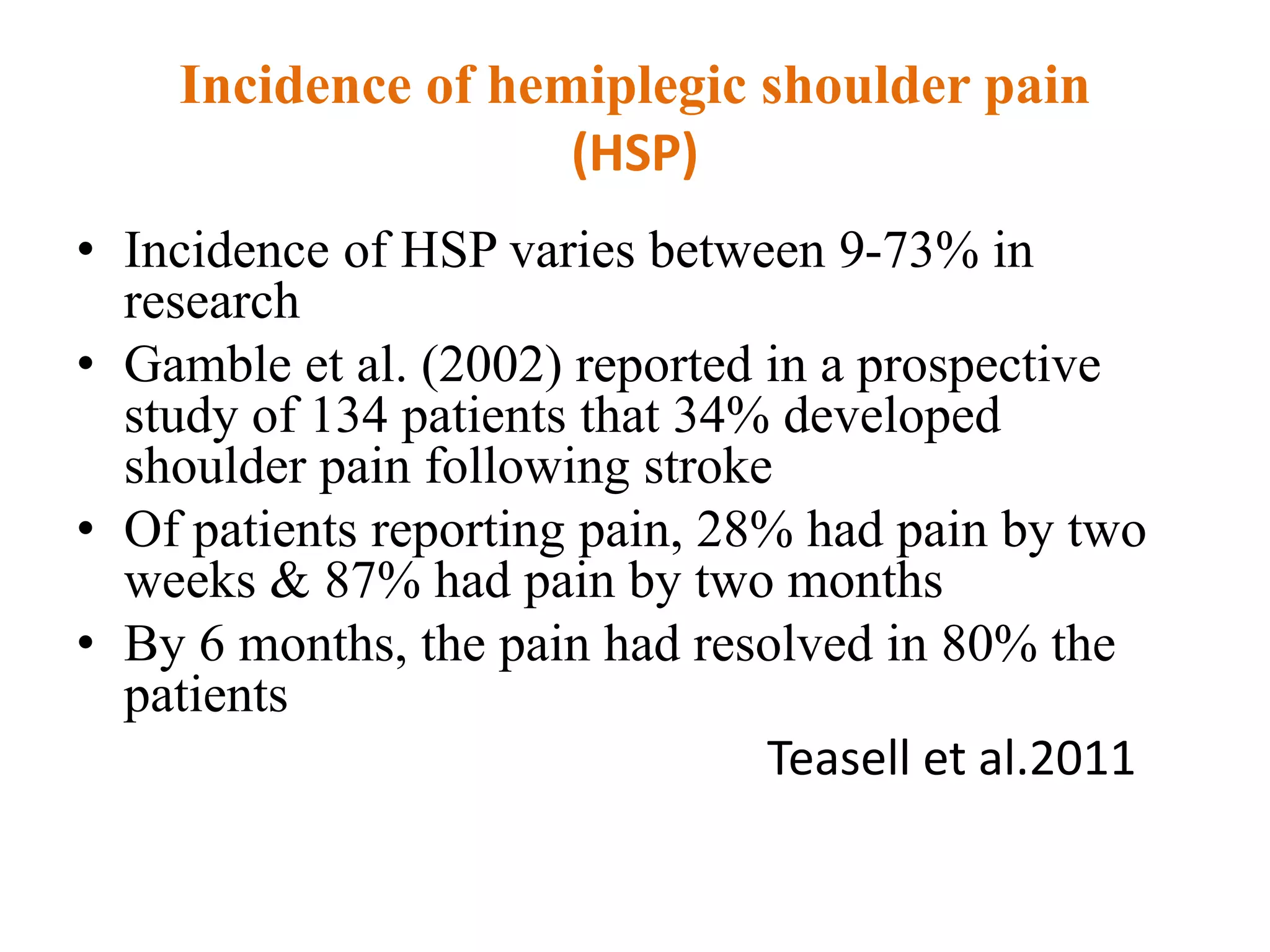 Recent trend on shoulder stabilization after stroke | PPTX | Physical ...