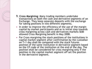 Recent trends and development in Securities Market | PPT