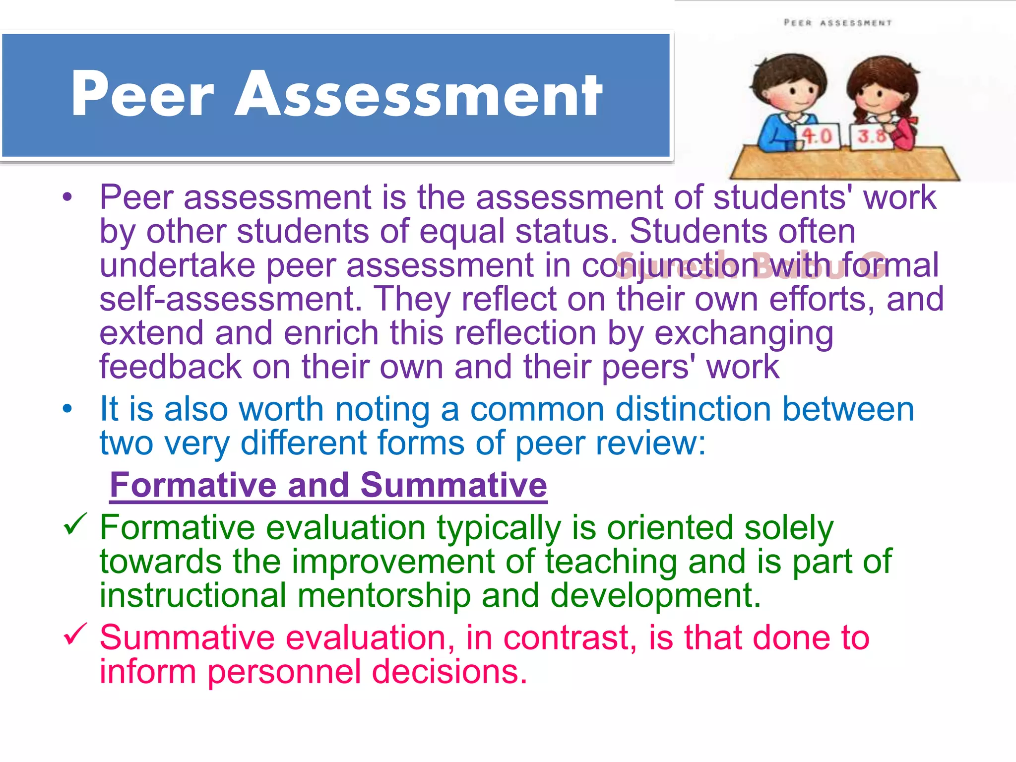 Recent Trends and Practices in Assessment and Evaluation | PPTX