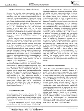 Recent Trends in Bimetallic Oxides and Their Composites as Electrode ...