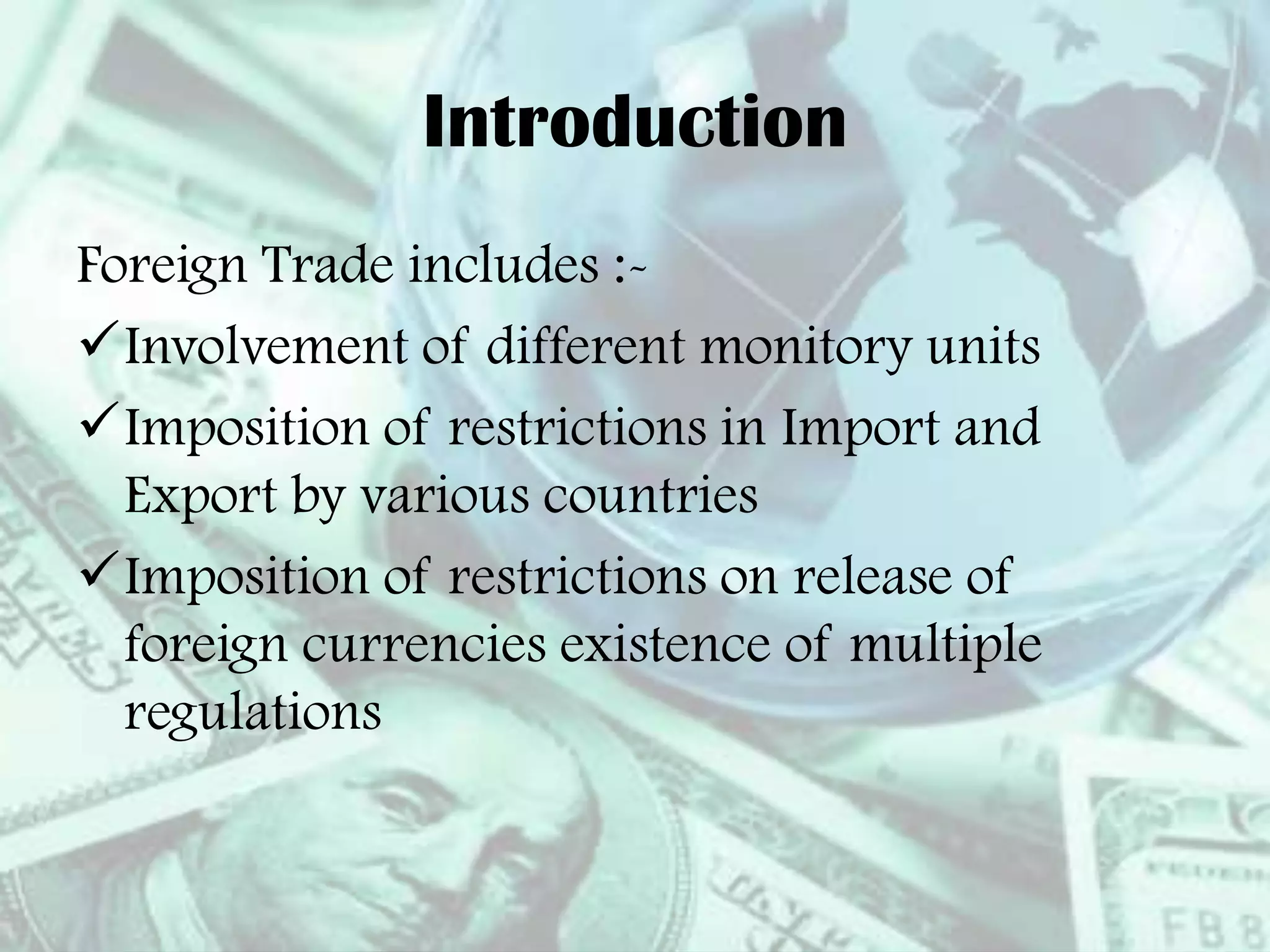 Recent trends in foreign trade in india | PPTX