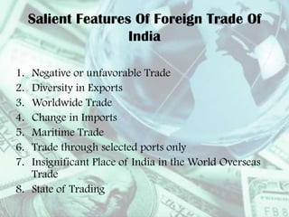 Recent trends in foreign trade in india | PPTX