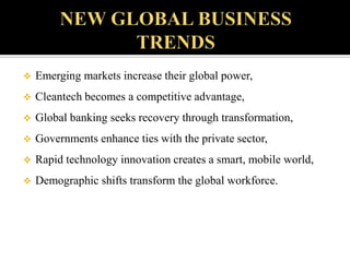 Recent trends in global business .ppt