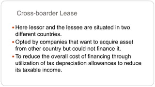 Recent trends in leasing | PPTX