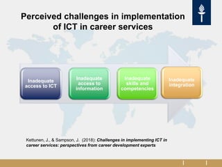 Recent trends in lifelong guidance practice | PPT