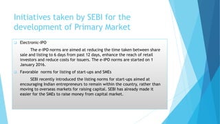 Recent trends in primary market | PPTX