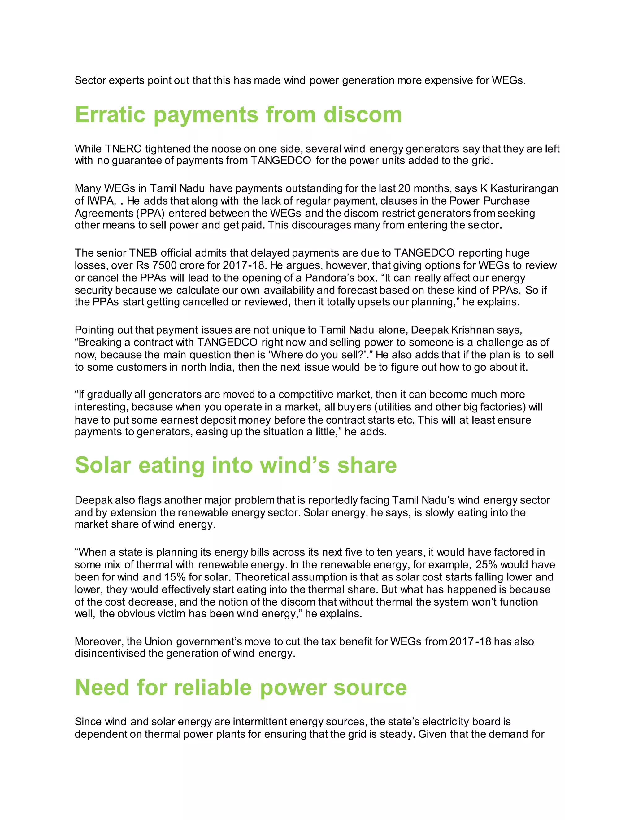 Recent trends in renewable energy on solar | DOCX